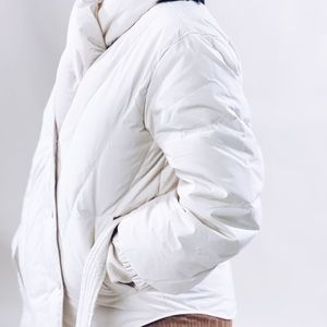 Jackets & Coats | New Puff Down Quilted Cream Color Streetwear Fashion ...